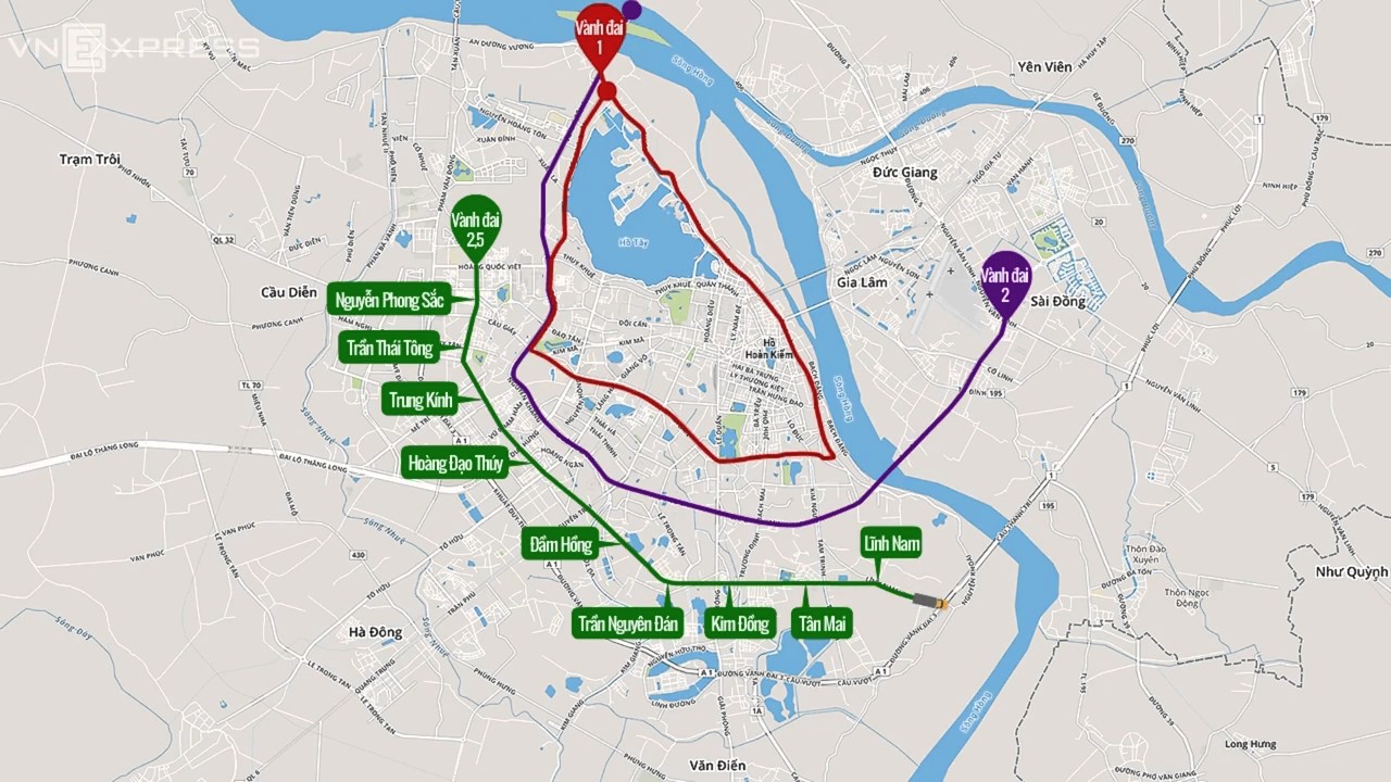 MRT map Hanoi - YouTube