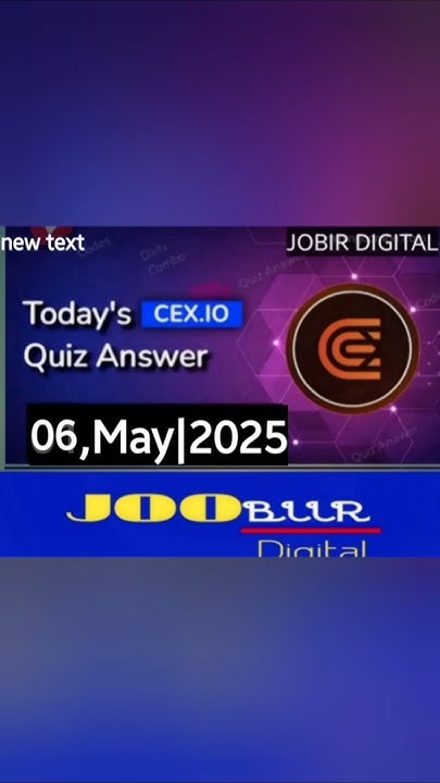 Today's CEX.IO Daily Quiz Answer| The Lessons You Earn Are Worth More Than the Coins You Lost ...