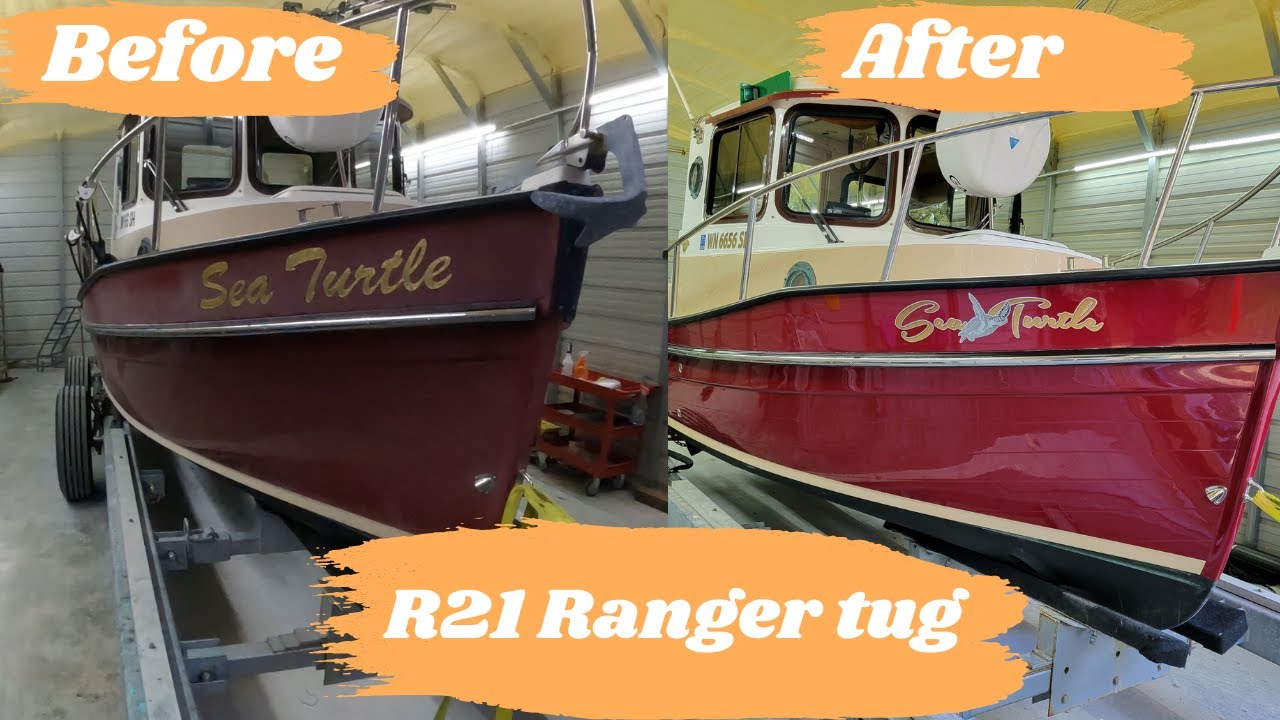 Ceramic Coating REALLY Makes a Difference on This Ranger Tug R21! - YouTube