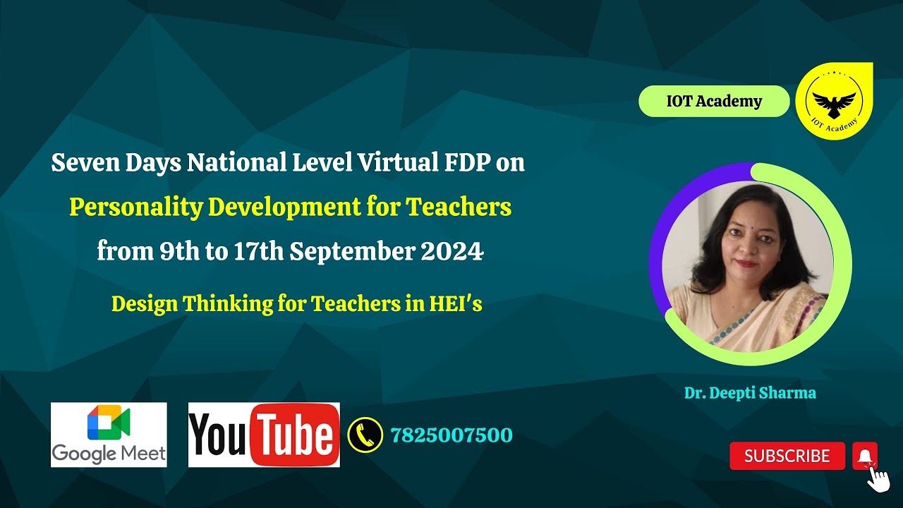 Design Thinking for Teachers in HEI's - YouTube