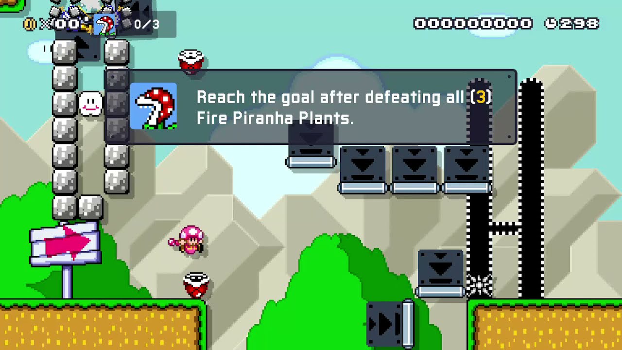 Super Mario Maker 2 - Muncher Triple Shell Jump - YouTube