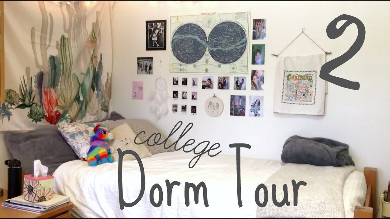 COLLEGE DORM TOUR | 2017 - YouTube