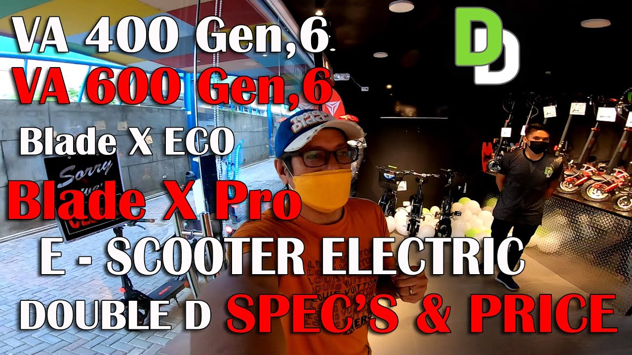 E - SCOOTER ELECTRIC BY DOUBLE D SPEC'S & PRICE - YouTube