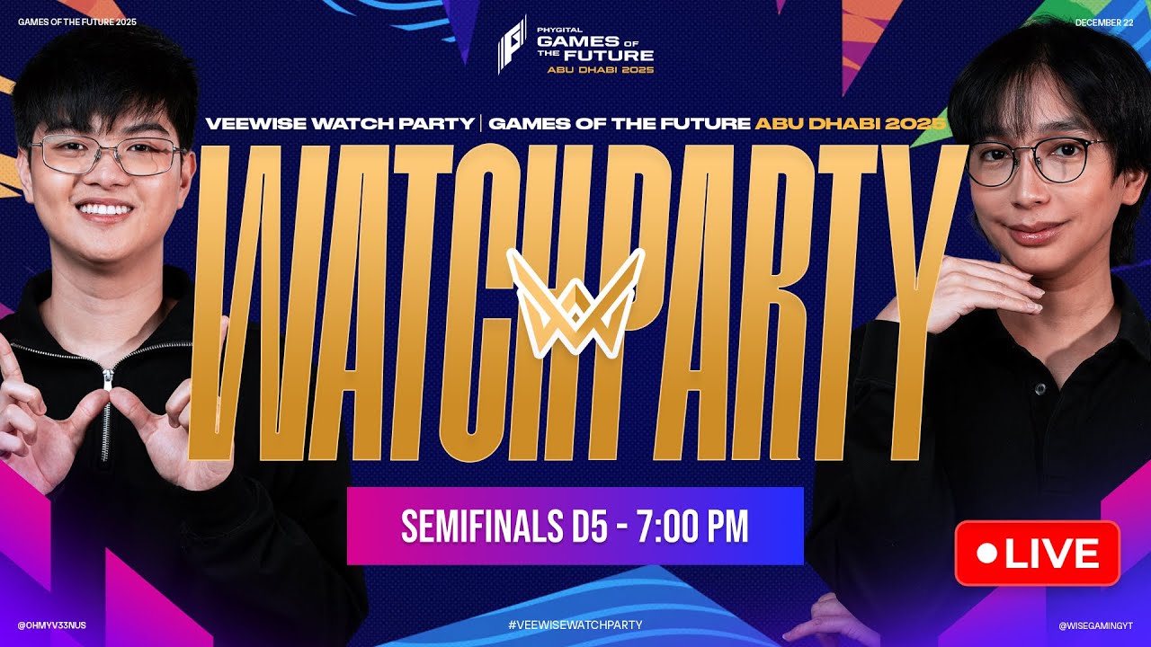 GAMES OF THE FUTURE SEMIFINALS WATCH PARTY - YouTube