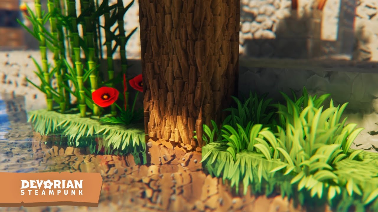 Try this stylized resource pack | Devorian Steampunk - YouTube