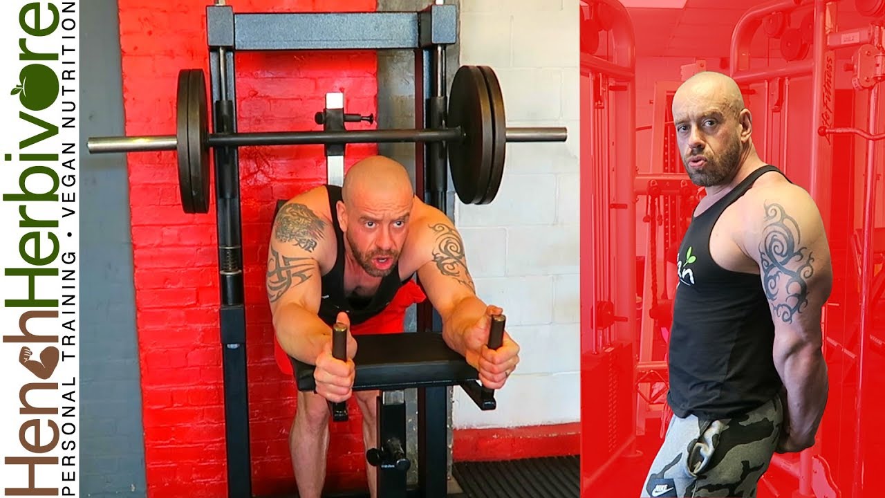 Triceps & Calves Muscle Building Workout | Vegan Fitness - YouTube