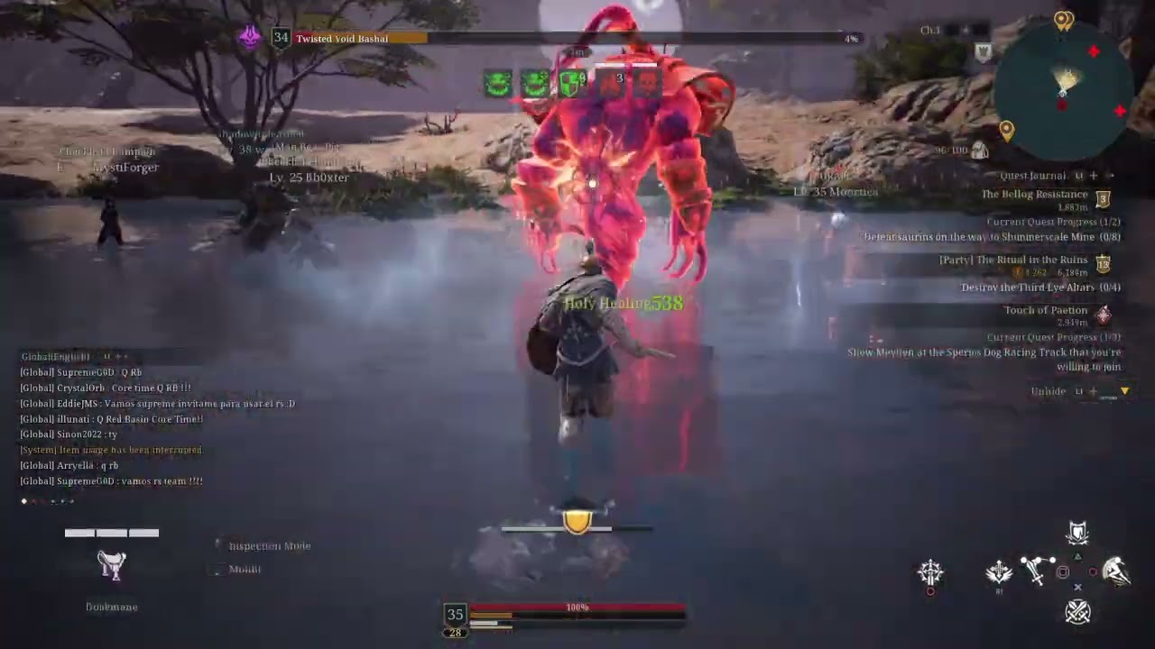 bless unleashed (boss) twisted void bashal - YouTube