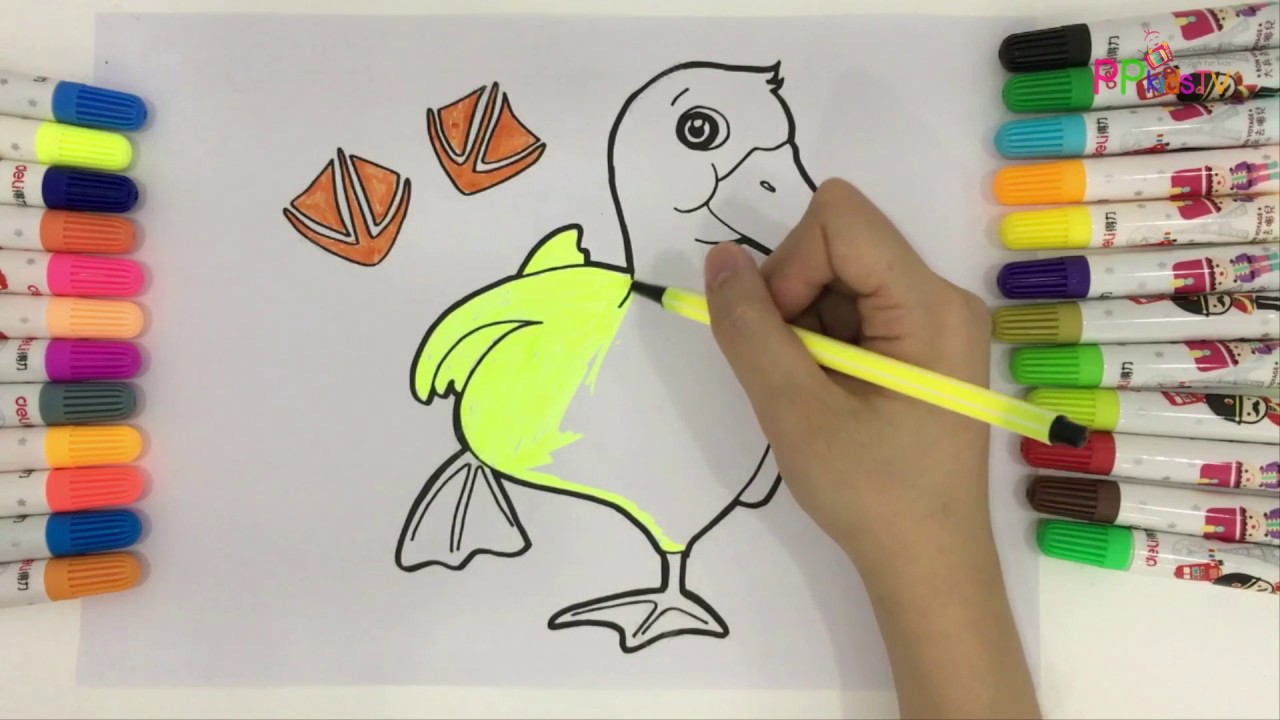 Learn coloring animals for kids - Coloring videos for kids 15 - YouTube