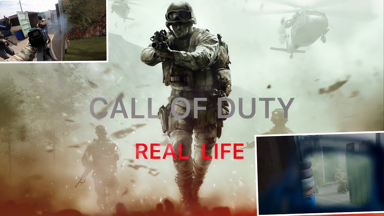 Call of duty real life airsoft gameplay Uk 真人射击游戏 华人在欧洲 @battle station ...