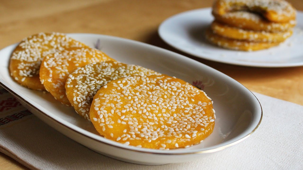 Tortine di zucca e farina di riso glutinoso - un dolce cinese facile e ...