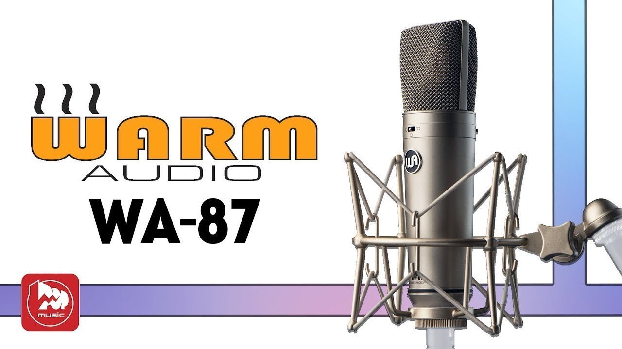 Студийный микрофон Warm Audio WA-87 - YouTube