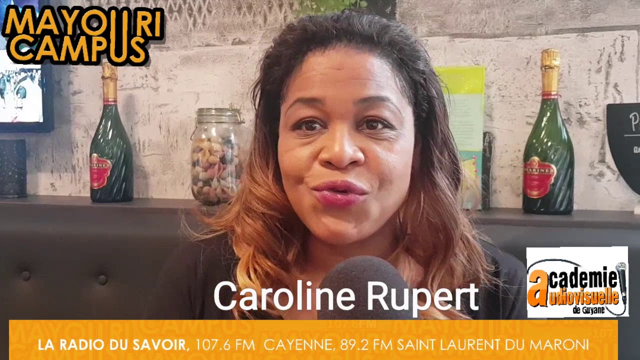 Caroline Rupert en interview sur Radio Mayouri Campus - YouTube