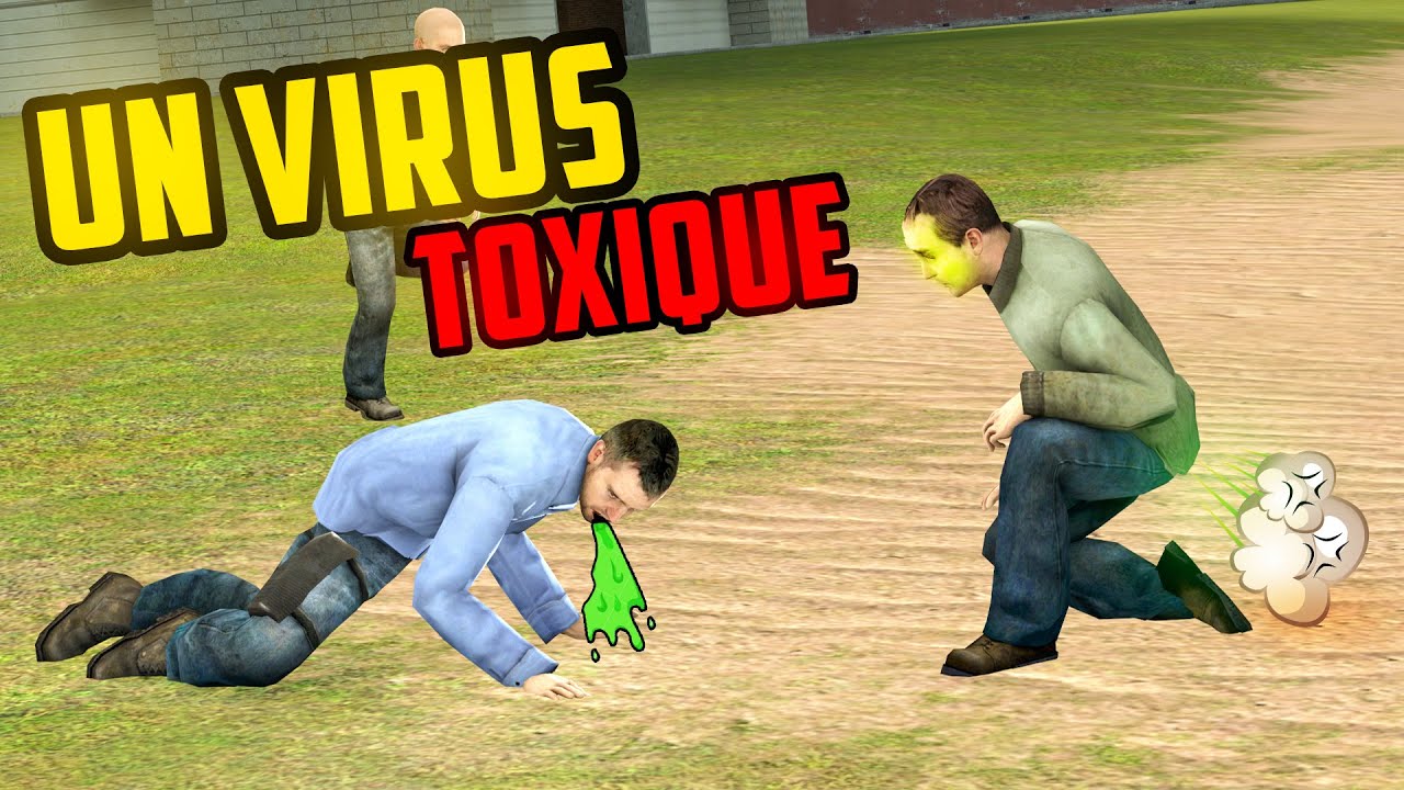 Garry's Mod mais je suis un virus (je les fait peter) - YouTube