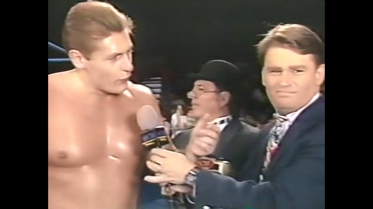 Interview with Lord Steven Regal Main Event Nov 14th, 1993 - YouTube