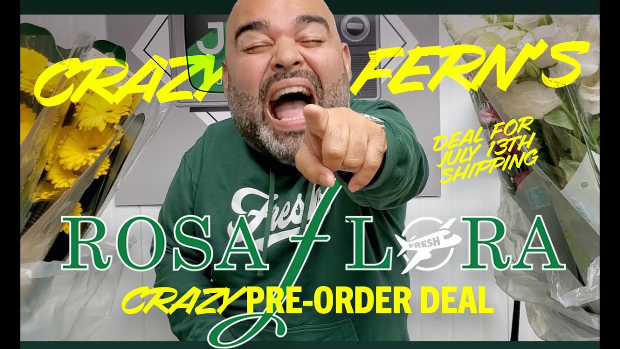 JFTV: Crazy Fern's Crazy Rosa Flora Pre-Order Special July 8th - YouTube