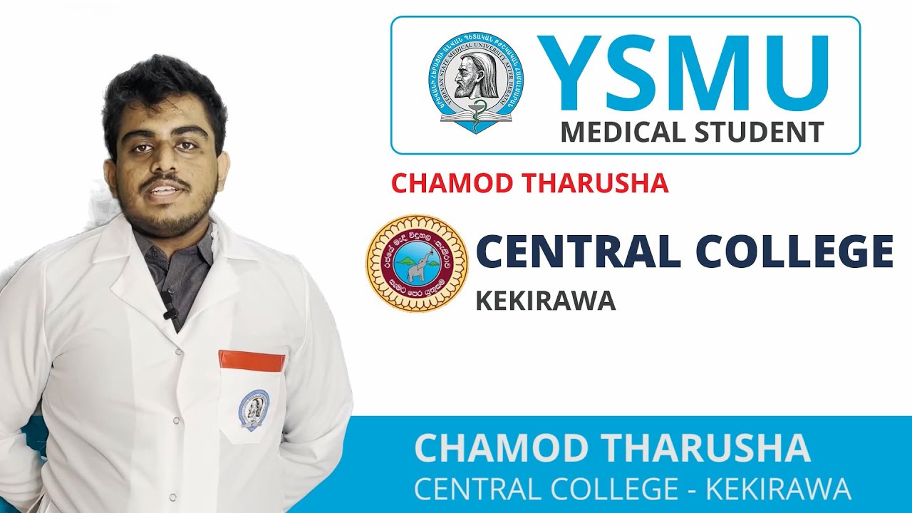World Class Medical Education | YSMU Student Feedback | Chamod Tharusha - Central College ...