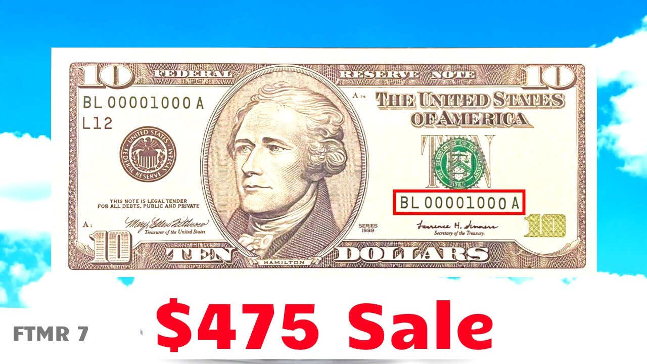 Serial Number 1000 Sold For $475, Binary, Six of a Kind, Five in a Row ...