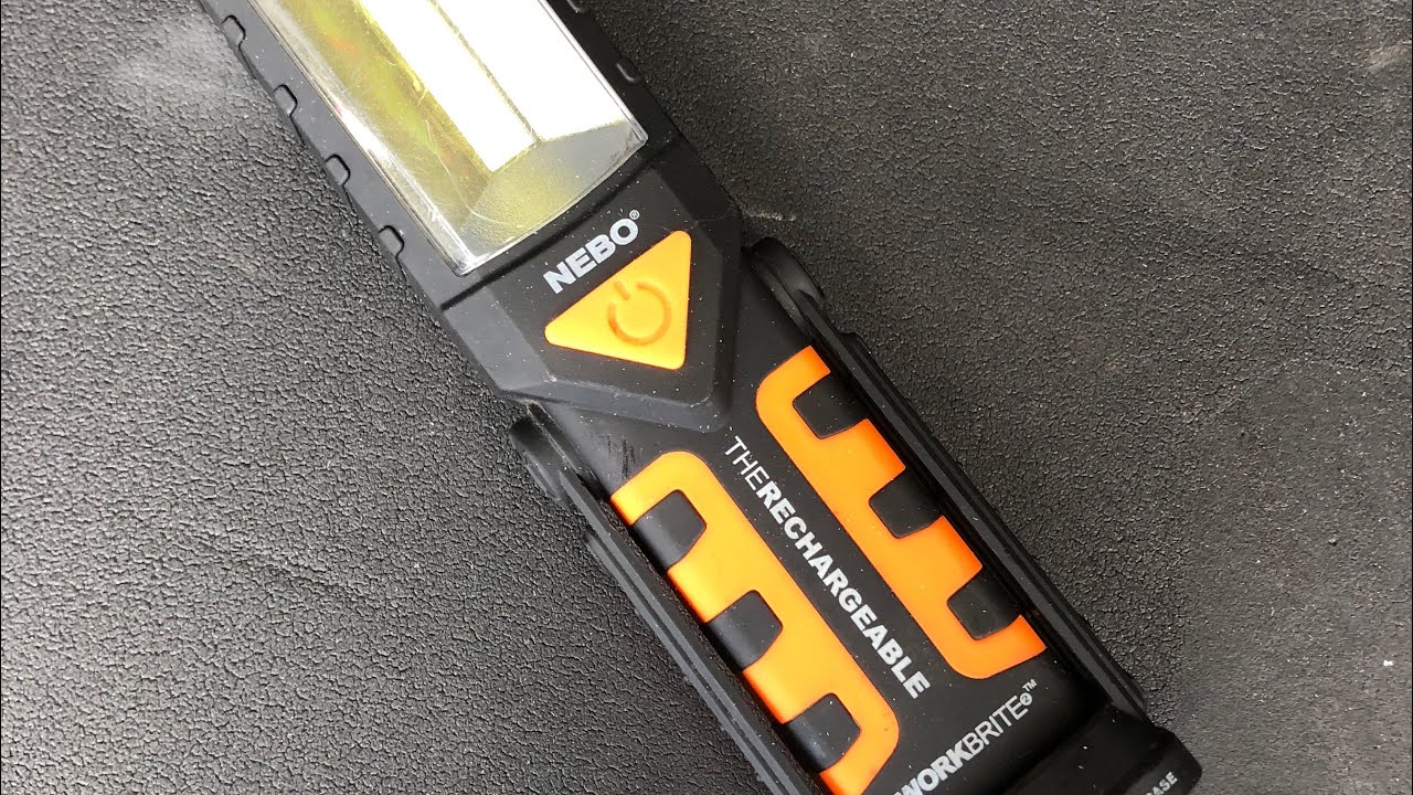 NEBO Workbrite 2 Rechargeable Flashlight - YouTube