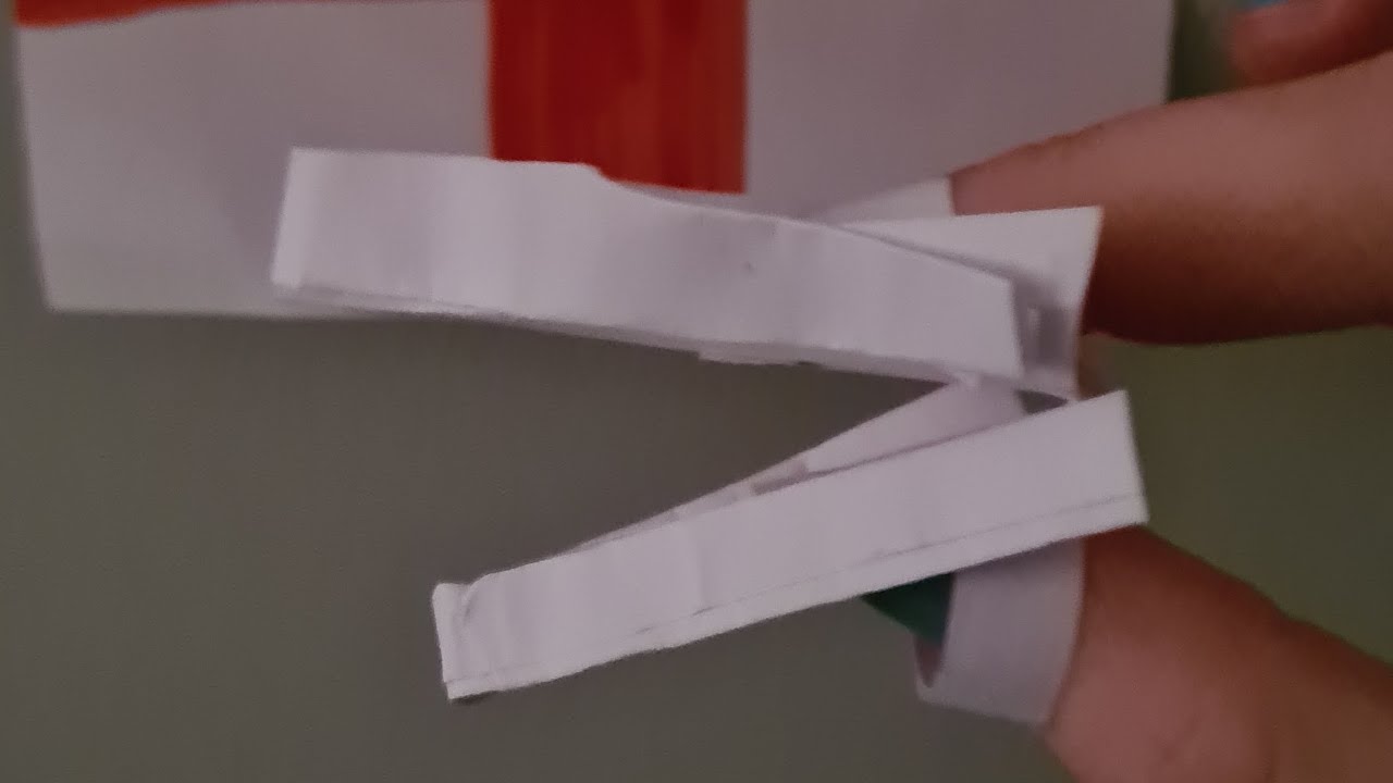 How to make a mini paper dragon puppet base! 💕 ️ - YouTube