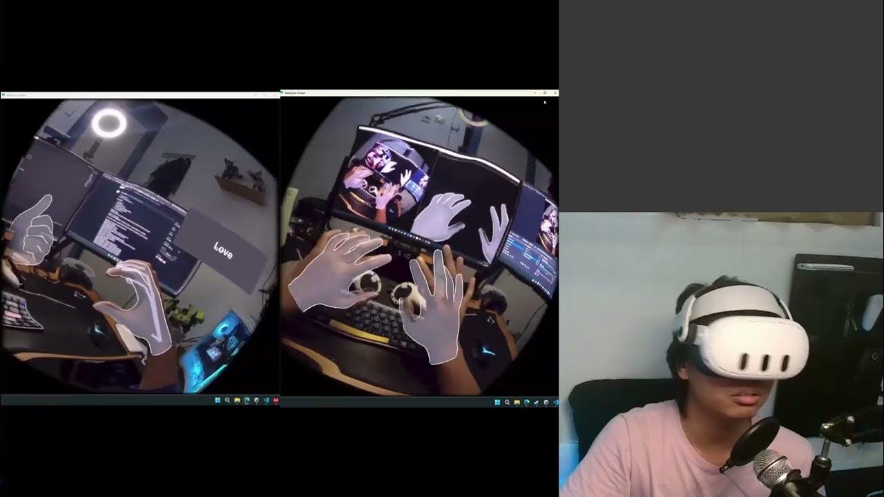 Tutorial hand tracking and gesture unity oculus integration - YouTube