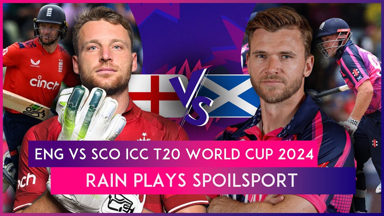ENG vs SCO ICC T20 World Cup 2024: Both Teams Share Points After Rain ...
