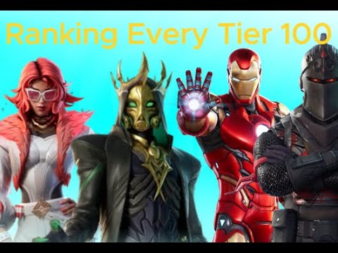 Ranking EVERY Fortnite Tier 100 Skin! - YouTube