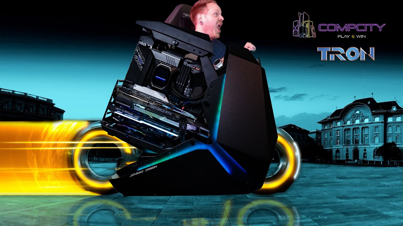 We love delivering EPIC PC's in Person! TRON V3 Delivery! - YouTube