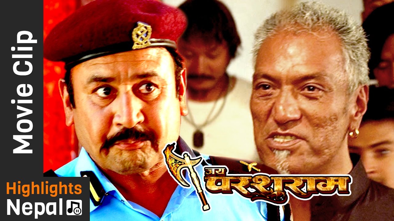 इंस्पेक्टर चिनी लालको प्रवेश - JAI PARSHURAM Movie Clip। Robin Tamang ...