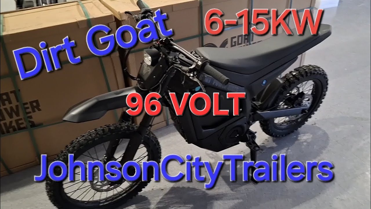 96 Volt - Dirt Goat: 6-15KW Electric Dirt Bike Motorcycle by GOAT Power ...