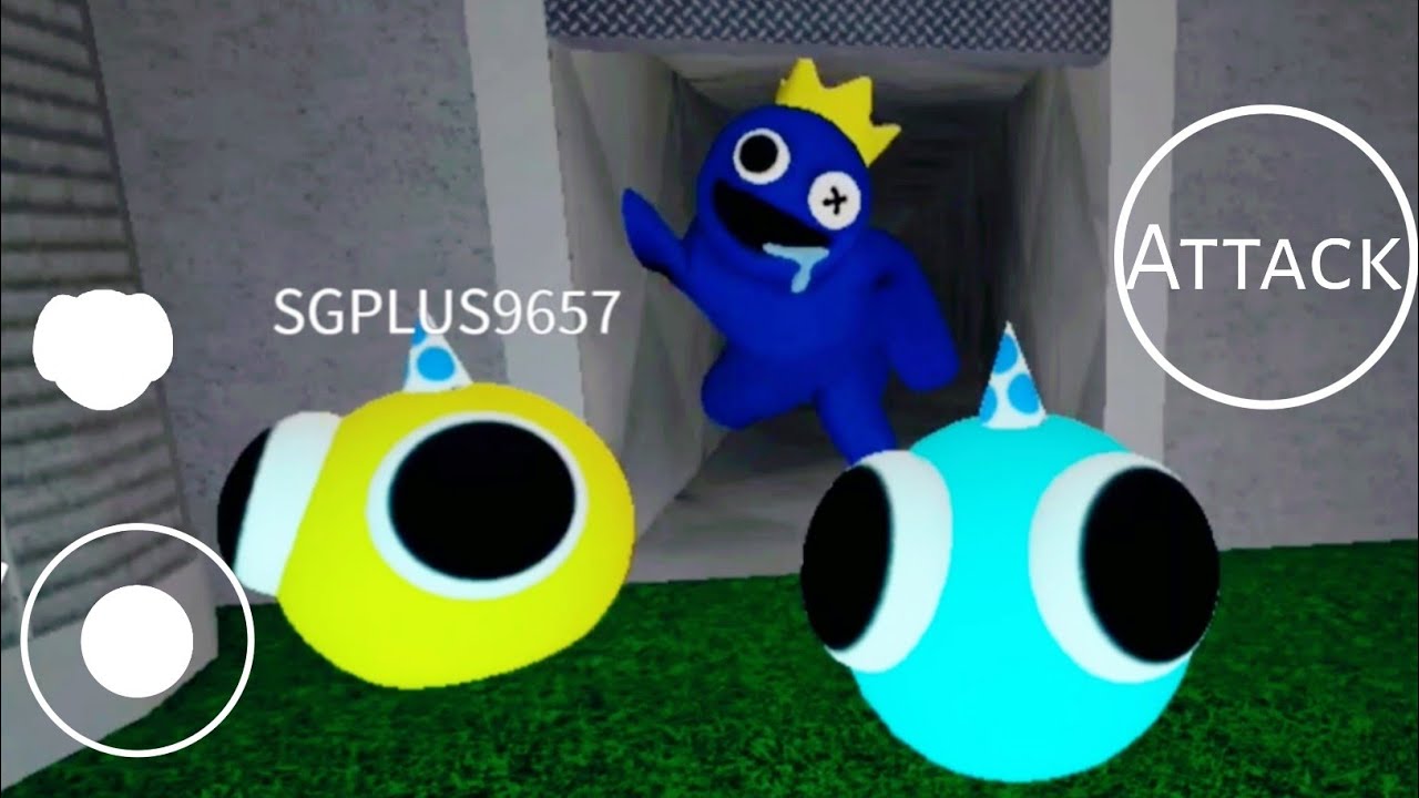 Playing As Cyan And Yellow Lookies In Rainbow Friends Full Gameplay ...