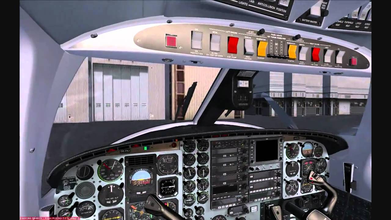 FSX Piper Cheyenne X Startup @ Karmoy - YouTube