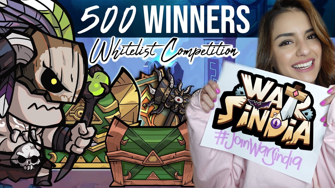 🔥 500 Winners and $5k Giveaway 🤑 WarSindia Whitelist Competition 🏆 ...