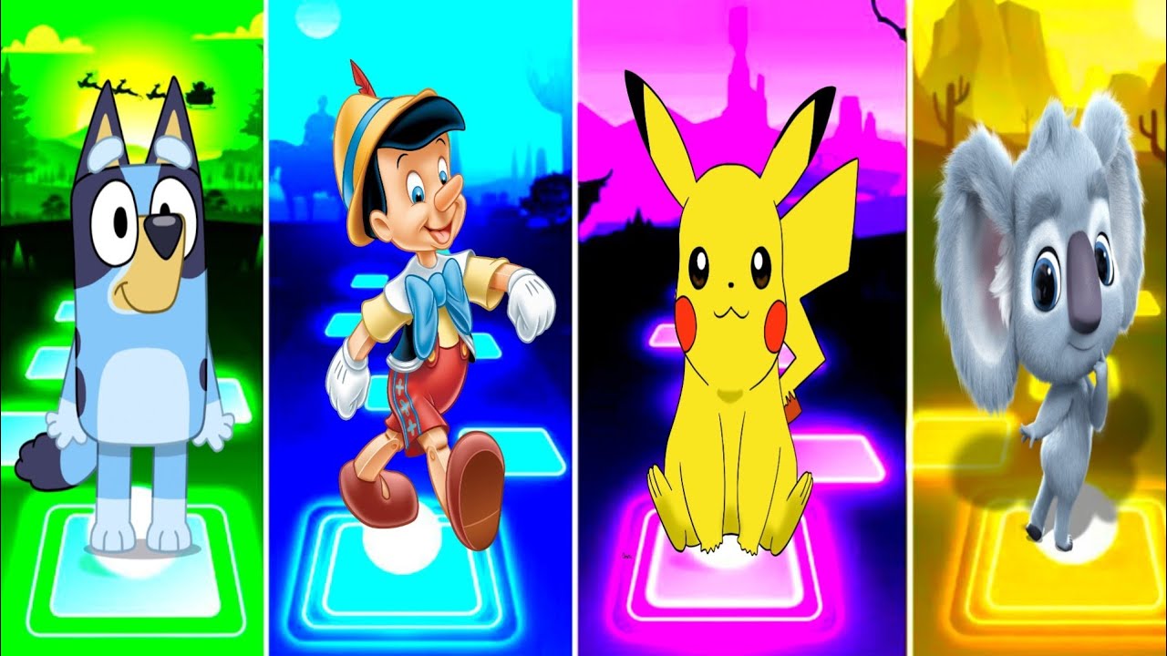 Bluey🆚Pinocchio🆚POKÉMON_Detective_Pikachu🆚Back_to_the_Outback💫Who is ...