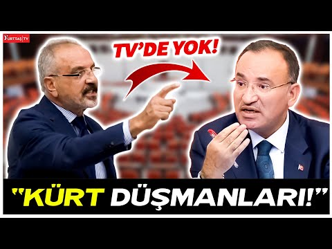 Sırrı Sakık Bekir Bozdağ ile tartıştı! “Ağzınızdan, burnunuzdan gelsin! Kürt düşmanları!\