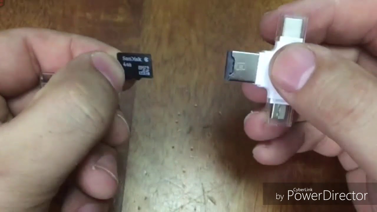 4in 1 card Reader - YouTube
