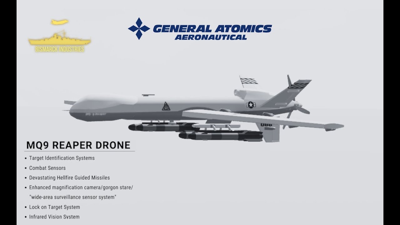 MQ 9 Reaper Drone Trailer - YouTube