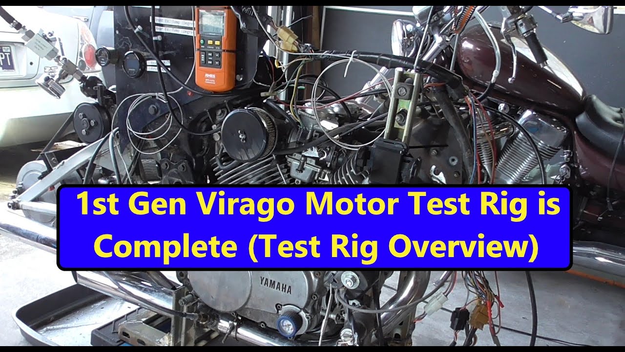 Made me a Virago motor test Rig. Now we can do some motor testing ...