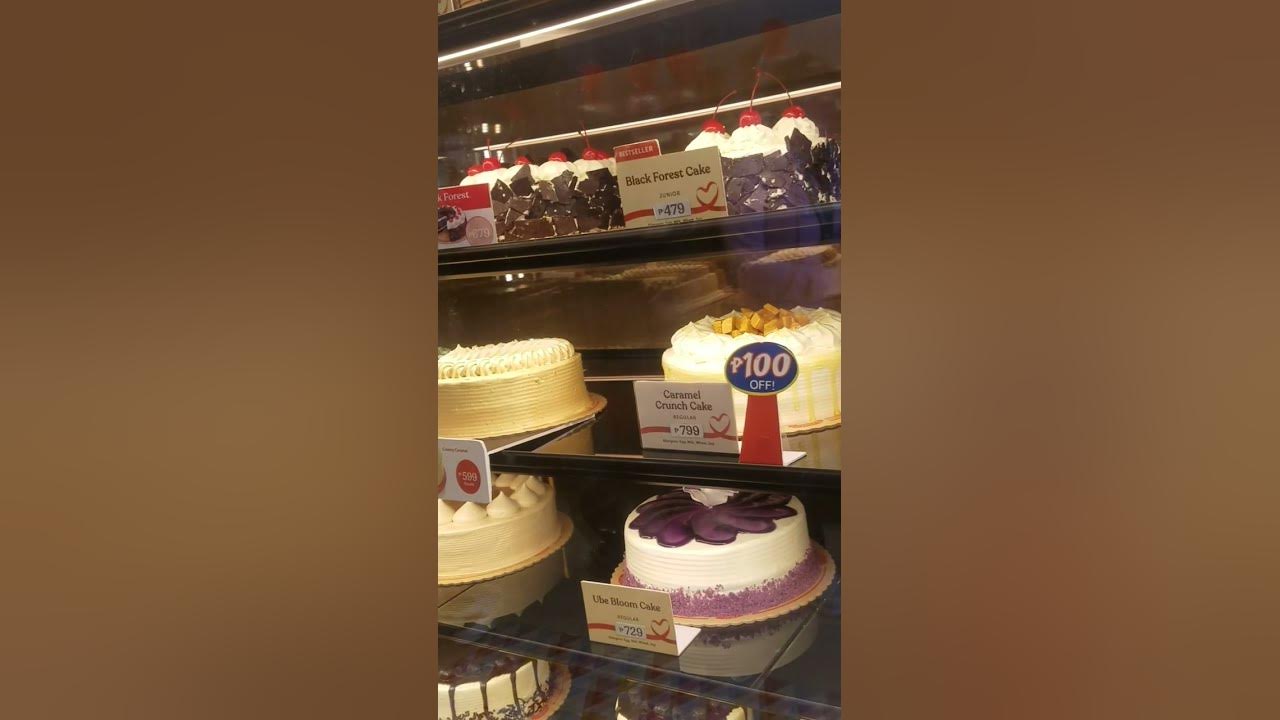 RED RIBBON CAKE DISPLAY - YouTube