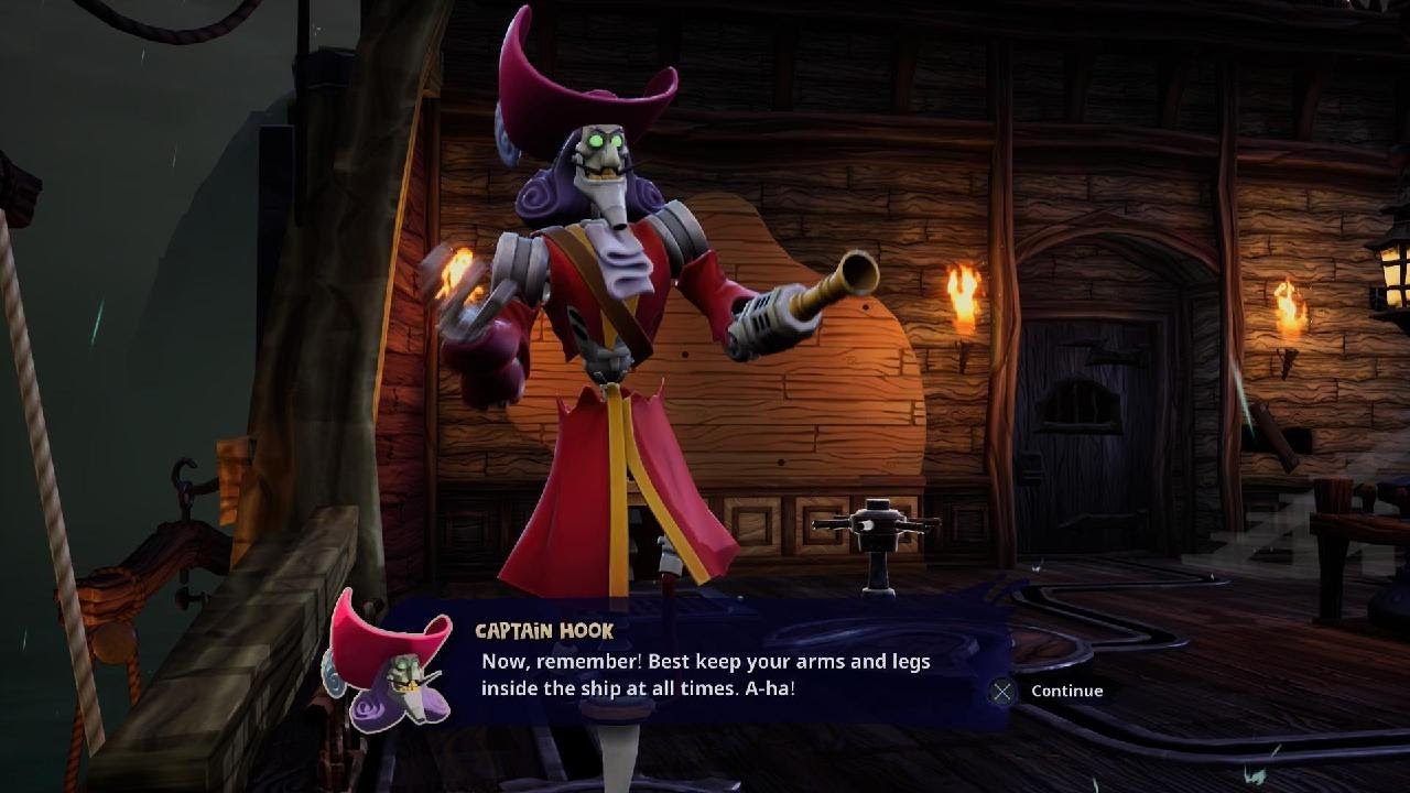 Epic Mickey Rebrushed Captain Hook Boss Fight (PS5) - YouTube