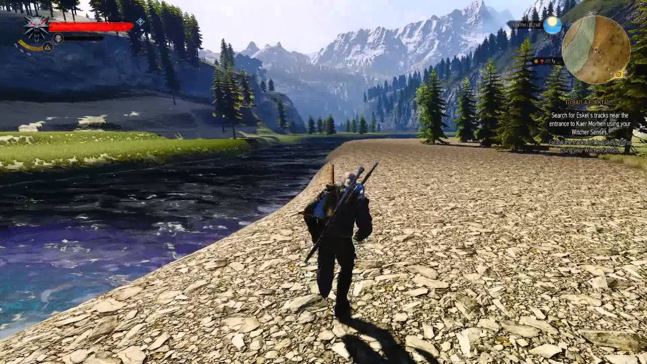 The Witcher 3 PC Going Out The Borders - YouTube