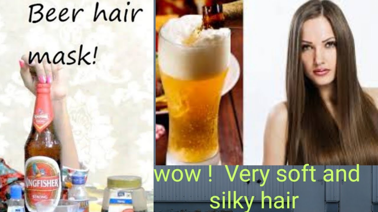 DIY 🍾 BEER 🍺 Hair Wash /Hair Mask ,hair smoothing frizzy hair 100% ...