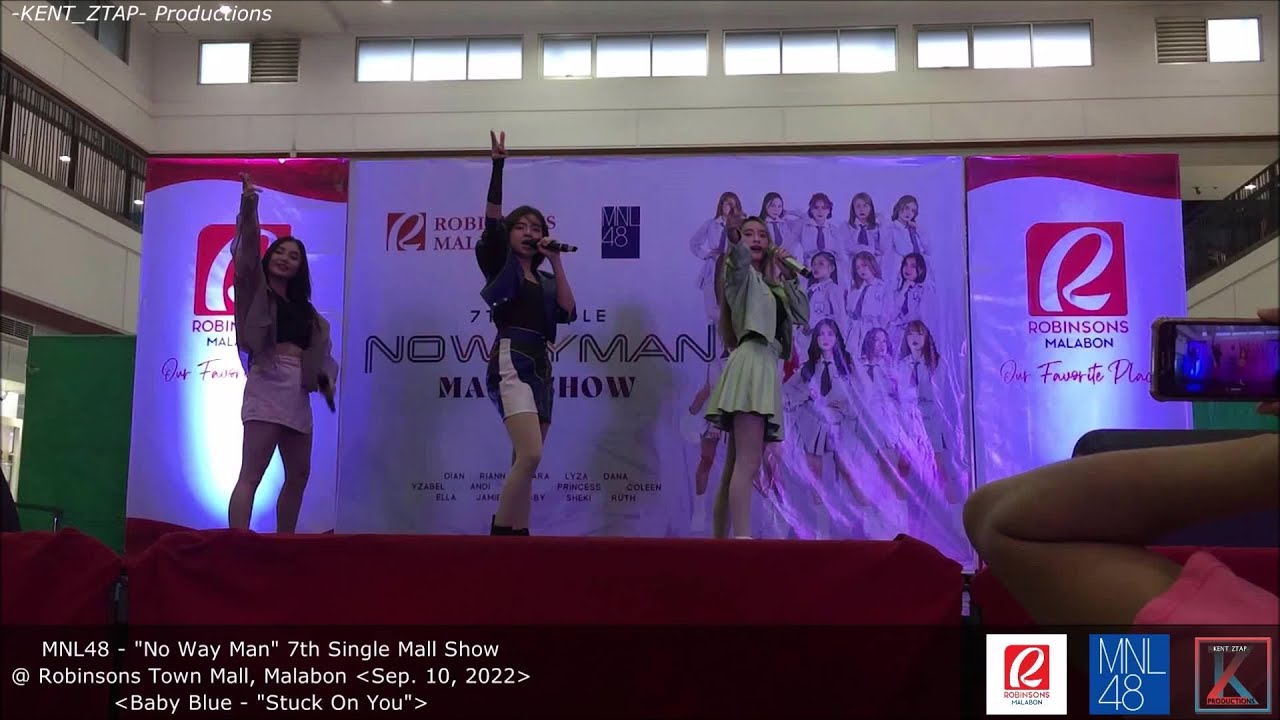 (Baby Blue - "Stuck On You") MNL48 - "No Way Man" 7th Single Mall Show ...