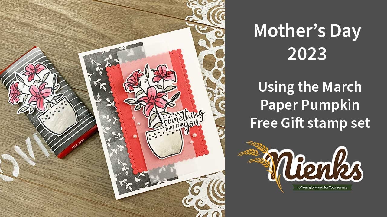 Handmade Mother's Day card 2023, using the 10 years of growth free ...
