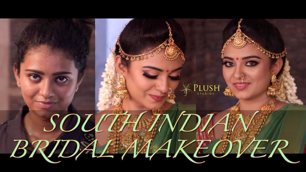 South Indian Bride Muhurtham makeup by Santhoshi from PLUSH Boutique ...
