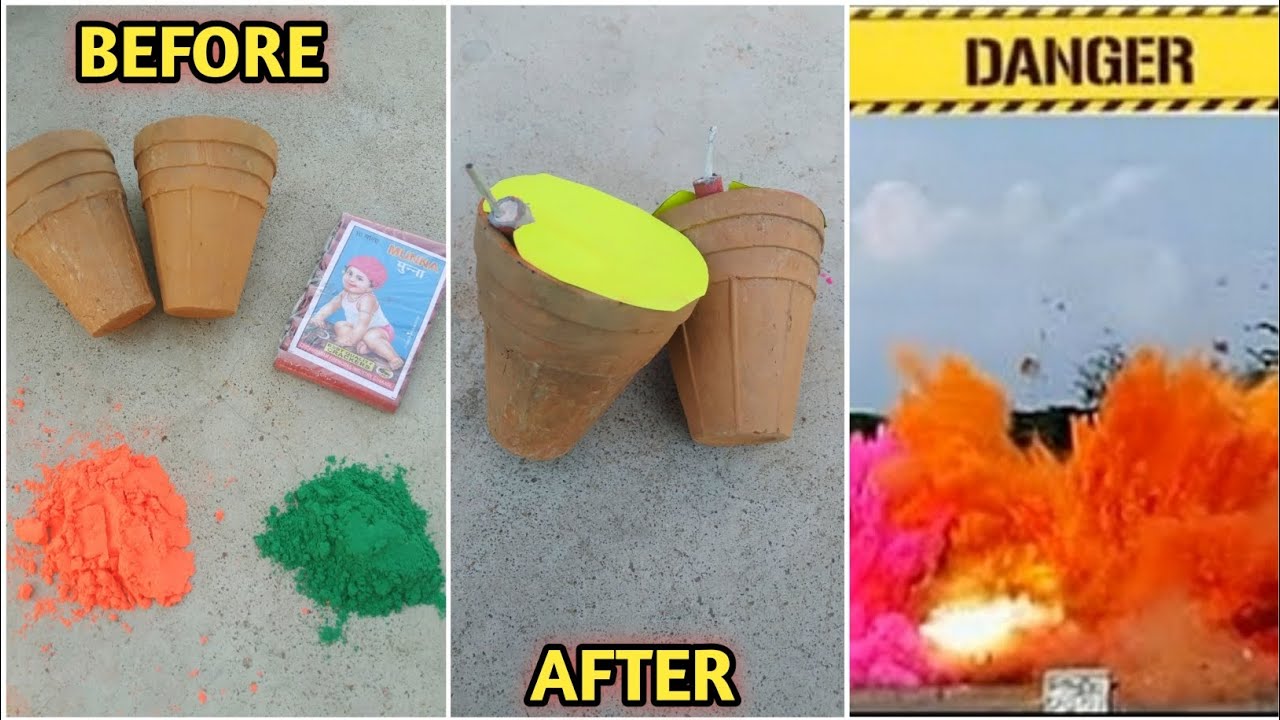 Make Holi Gulal Bomb 🧨 || Gulal matka bomb 🔥🔥|| Easy way to make || # ...