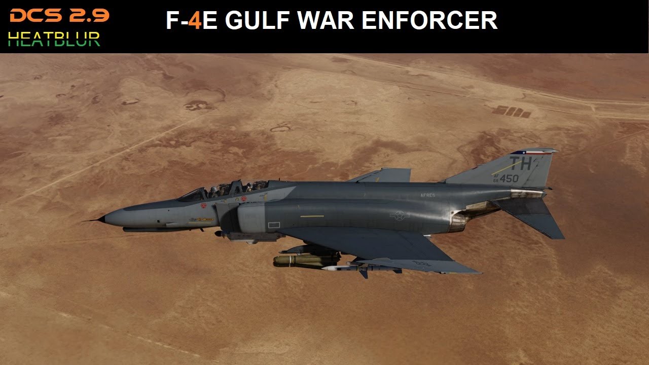 DCS World F-4E Phantom Gulf War Enforcer in 4K UHD #dcsworld - YouTube