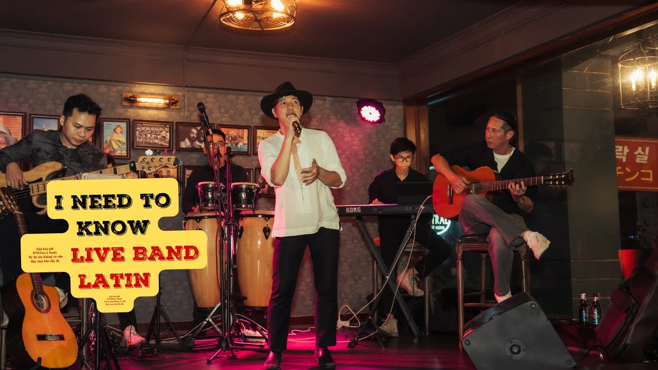 El Baron Latin band Sài Gòn - I need to know - Marc Anthony - YouTube
