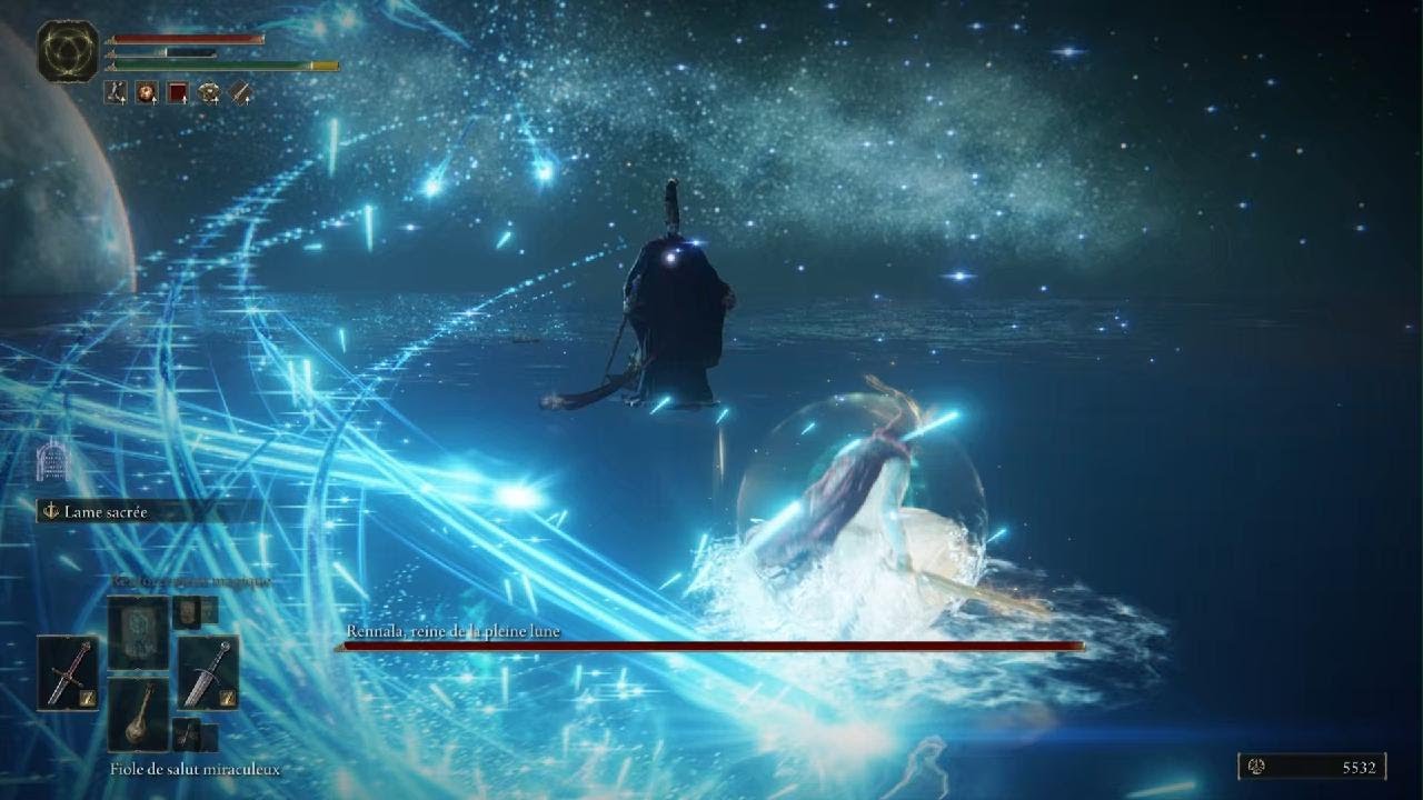 Level 1 VS Rennala 1st Try (Carian Queen of the Full Moon ; (Raya ...