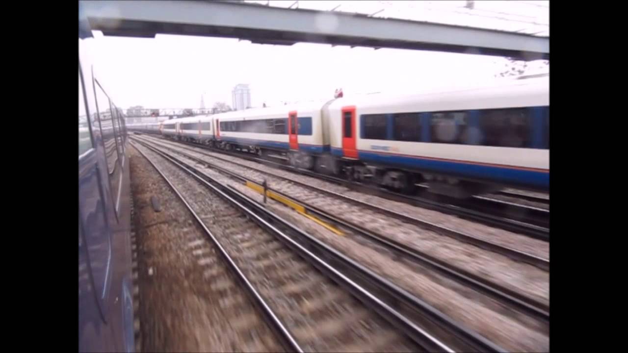 A ride on a FGW HST diversion from Basingstoke to London Waterloo, Dec ...
