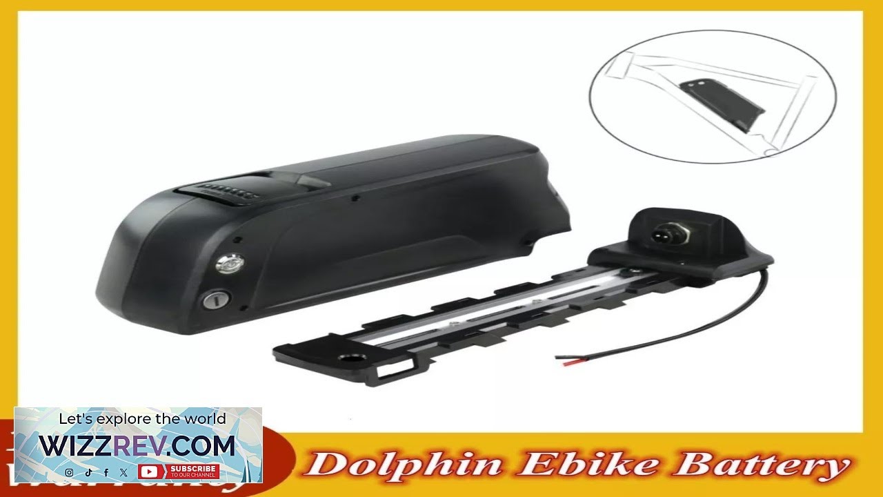 Original Dolphin Ebike Battery 52V 48V 14Ah EBO Downtube Electric Bike ...